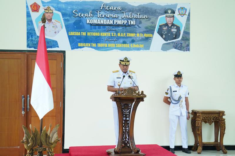 Jabatan Komandan PMPP TNI Resmi Diserahterimakan