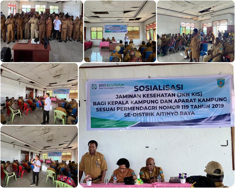 BPJS Kesehatan Kabupaten Maybrat Bersama Pemerintah Daerah Selenggarakan Sosialisasi JKN-KIS
