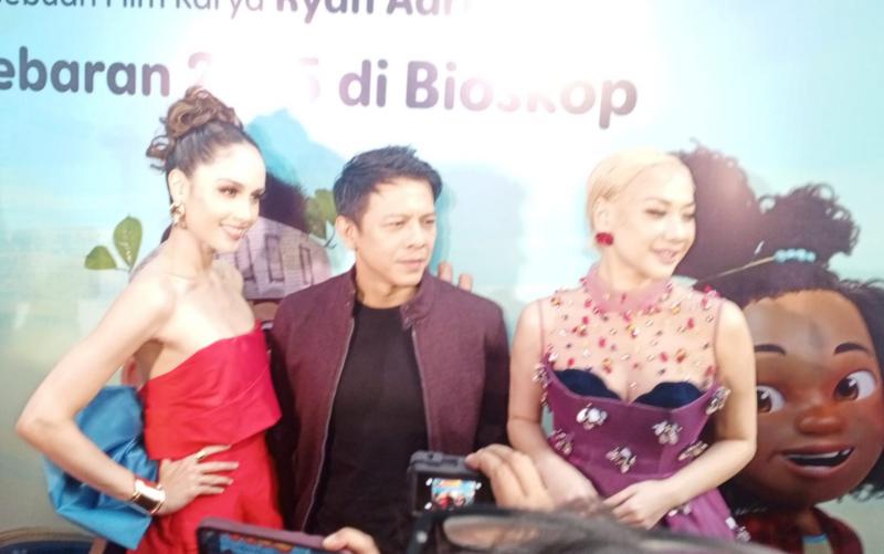 Ariel Noah, BCL dan Cinta Laura Bangga Isi Suara di Film Animasi Jumbo
