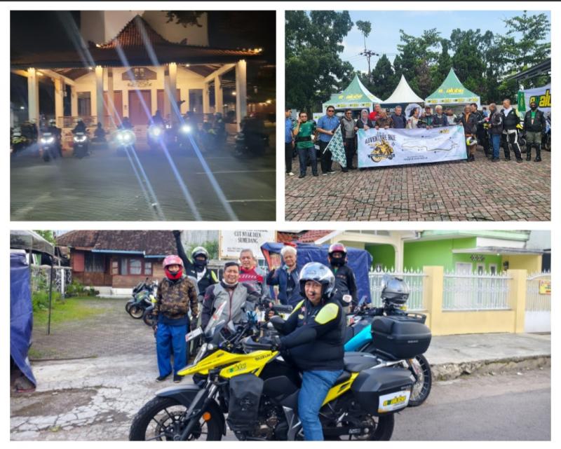 Oli Evalube dengan Para Legend Motor dalam Java Adventure Ride 2025